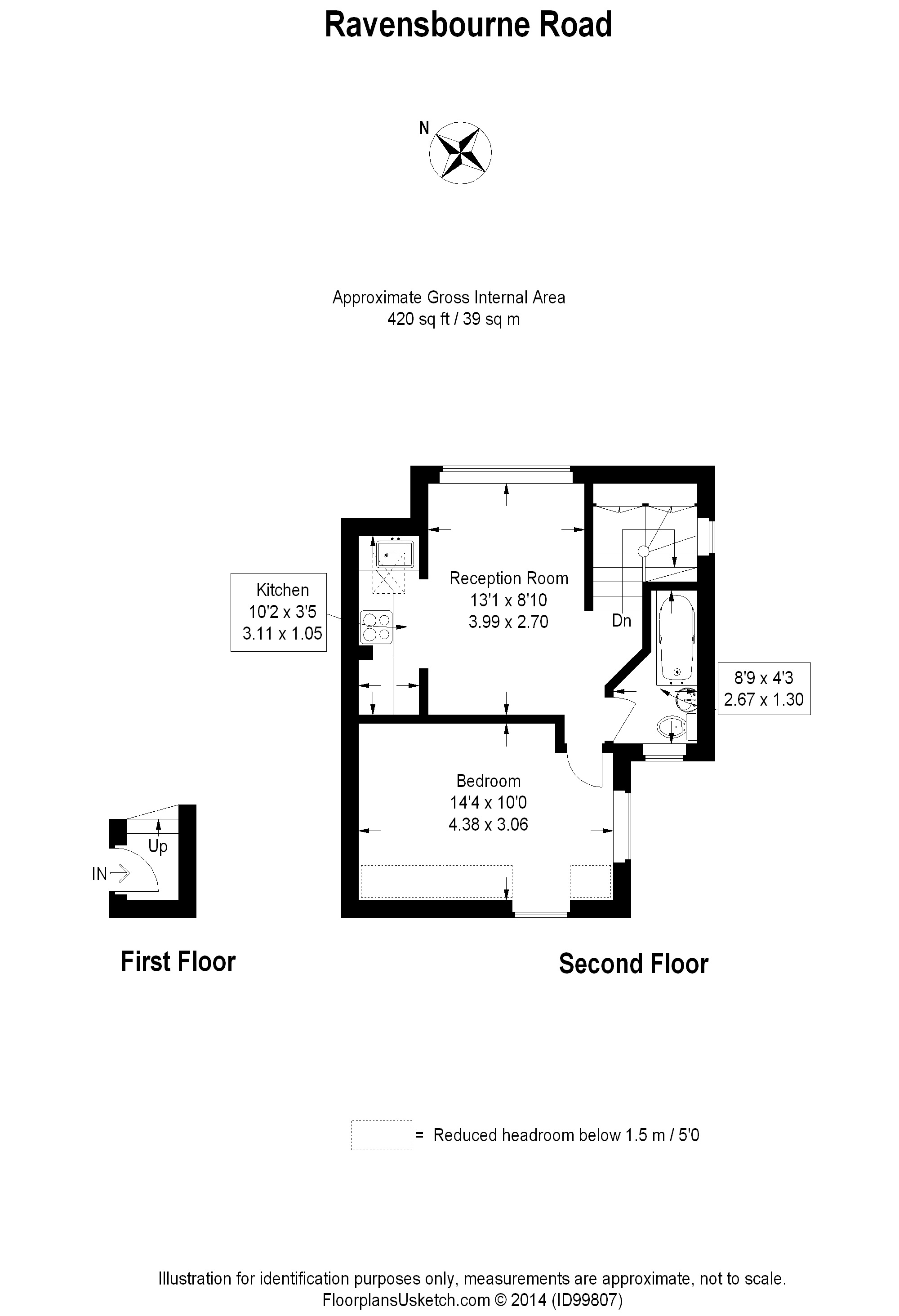 1 Bedroom Flat | SE6 4UX | Ravensbourne Road | Pickwick Estates
