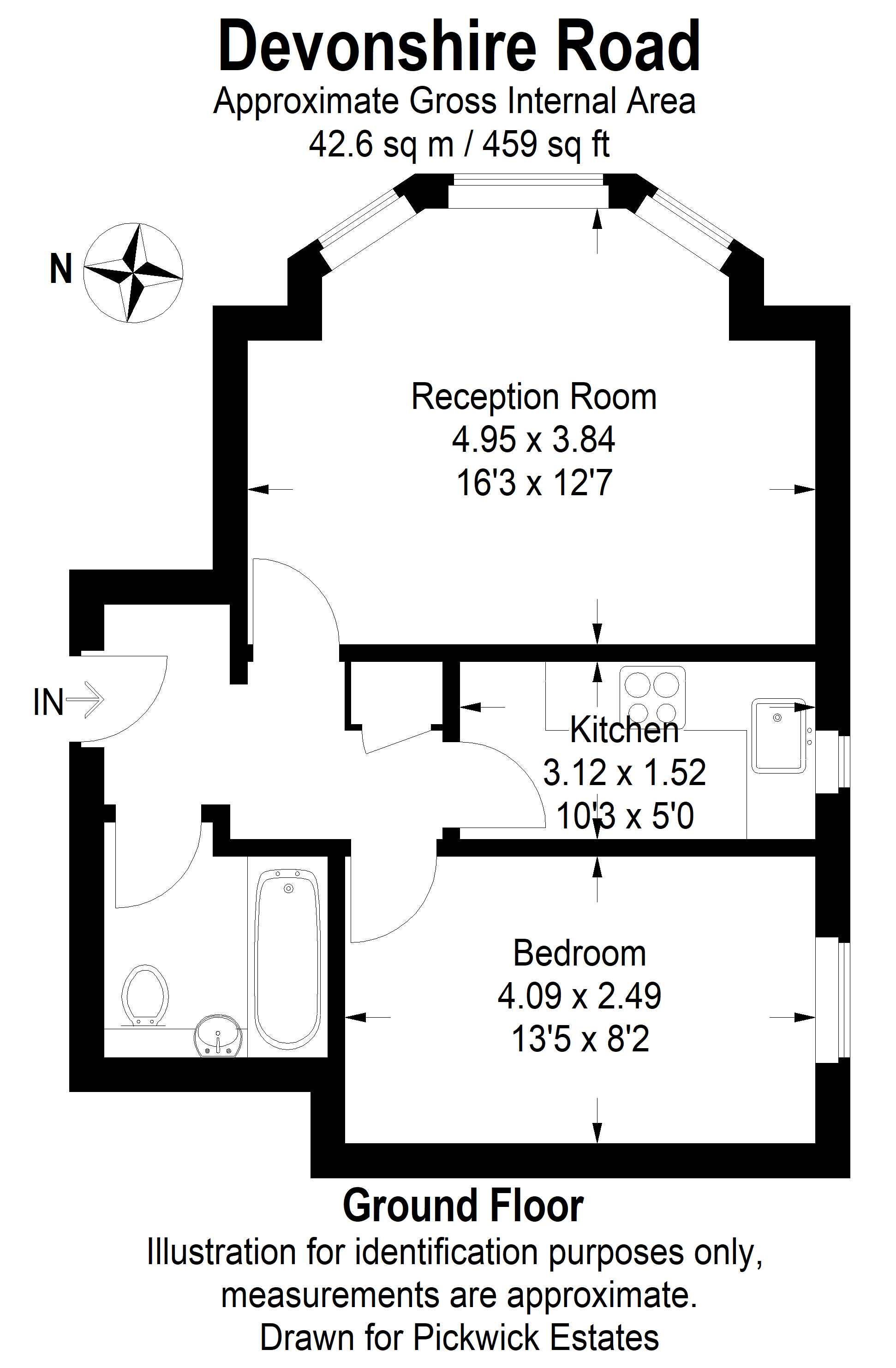 1 Bedroom Flat | SE23 3LZ | Devonshire Road | Pickwick Estates