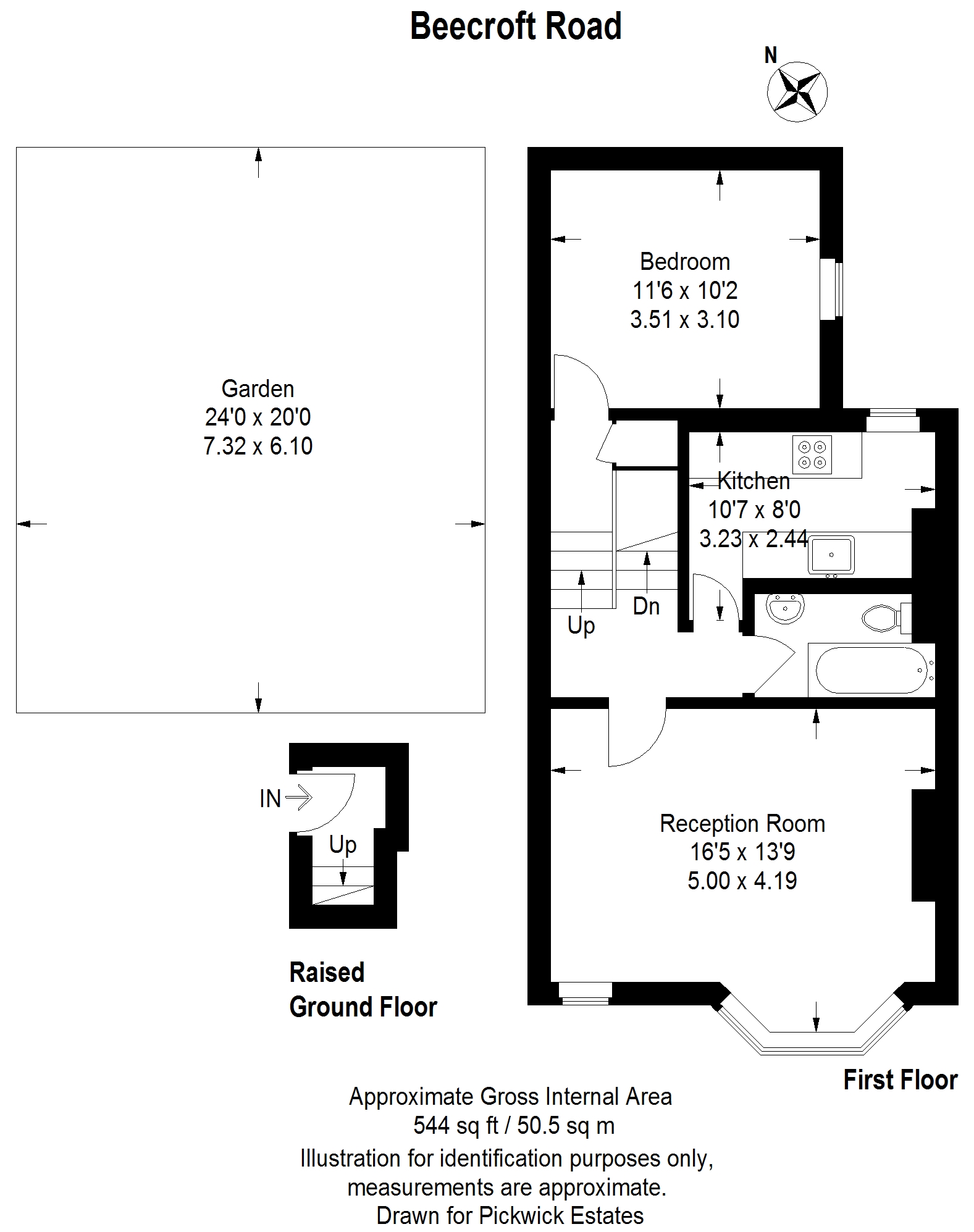 1 Bedroom Flat | SE4 2BS | Beecroft Road | Pickwick Estates