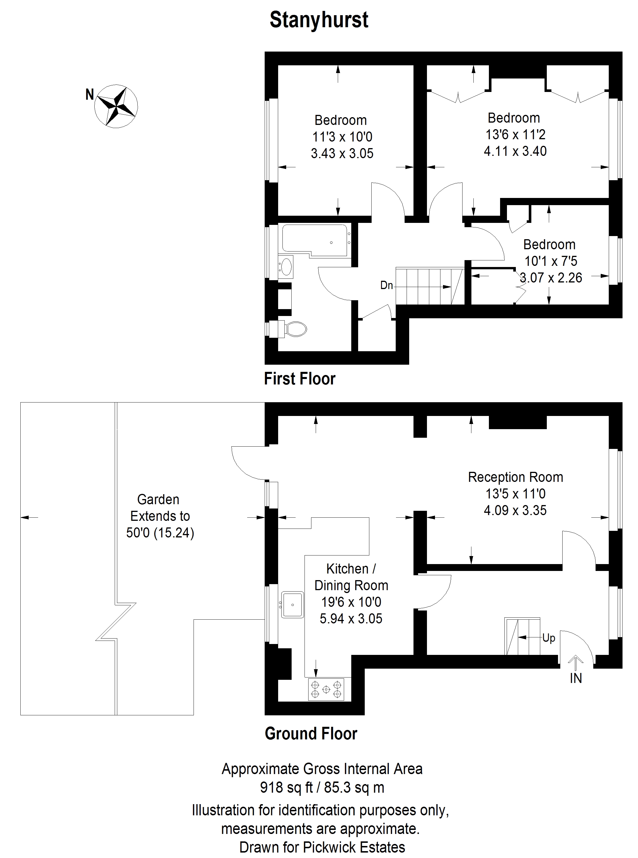 3 Bedroom Flat | SE23 1JA | Stanyhurst | Pickwick Estates